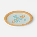 Surfs Up Beach Birthday Paper Plates | Zazzle