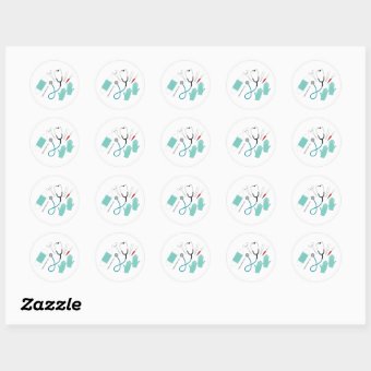 Surgeon Equipment Classic Round Sticker | Zazzle