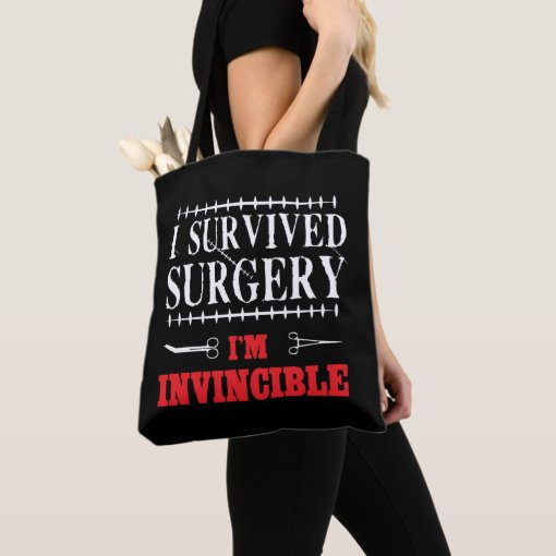 Surgery Recovery Gifts for Men Women Knee Shoulder Tote Bag | Zazzle