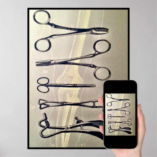 Surgical Instruments Poster | Zazzle