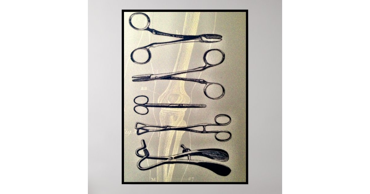 Surgical Instruments Poster | Zazzle