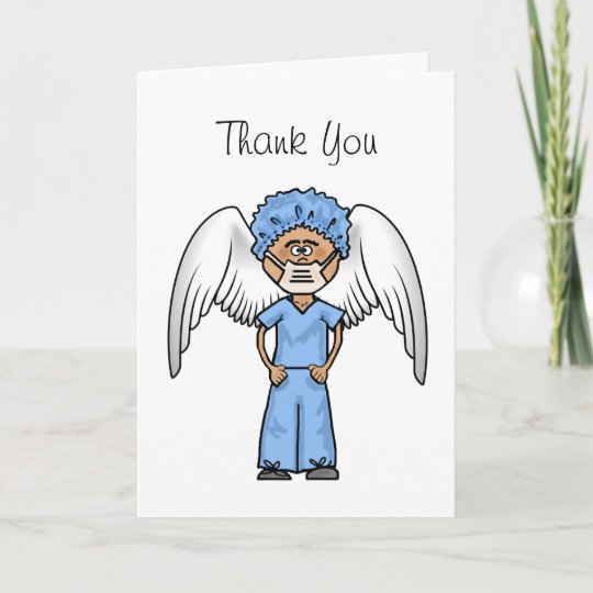 Surgical Male Nurse Thank You Card | Zazzle.com