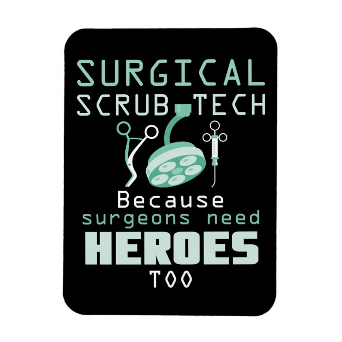 Surgical Scrub Technician Funny Tech Surgery Gift Magnet | Zazzle.com
