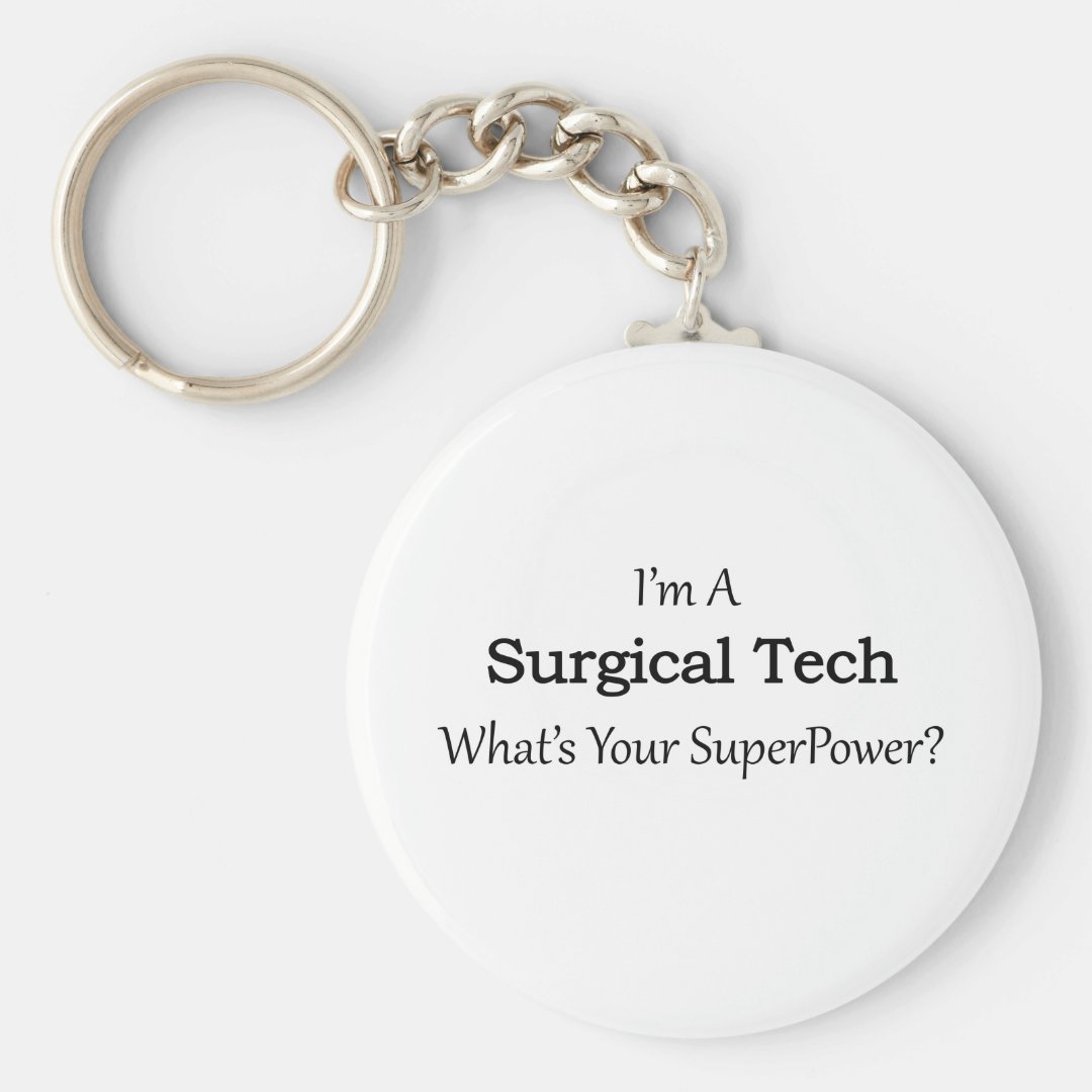 Surgical Tech Keychain | Zazzle