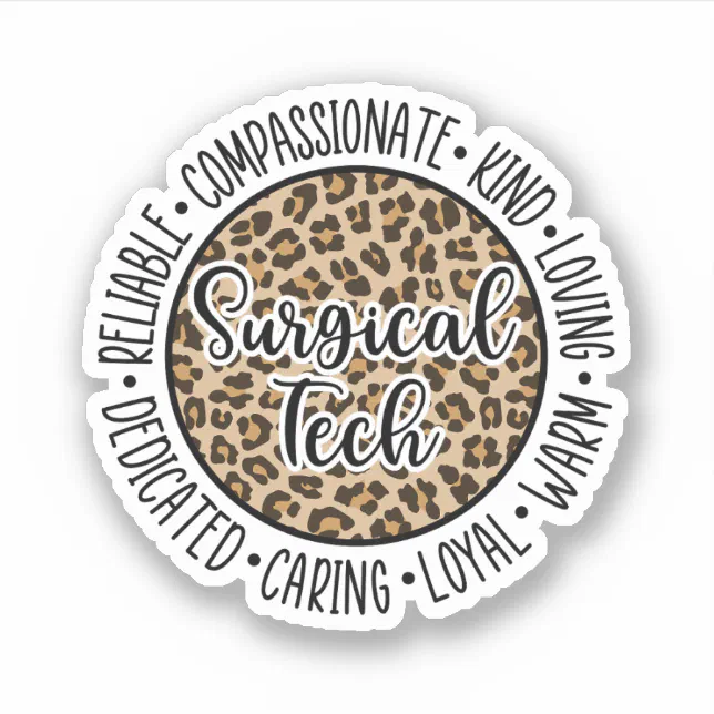 Surgical Tech Surgical Life Surgical Technician ST Sticker | Zazzle