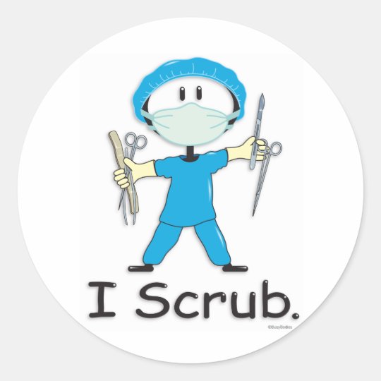 Surgical Technologist Classic Round Sticker | Zazzle.com