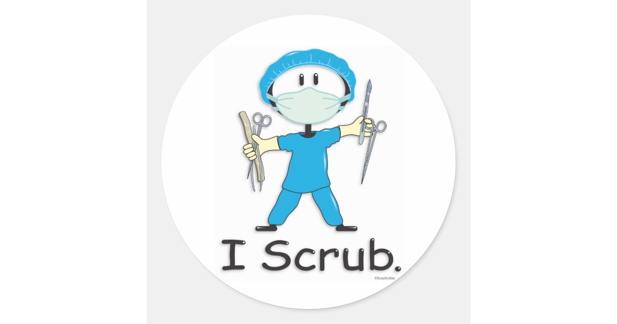 Surgical Technologist Classic Round Sticker | Zazzle