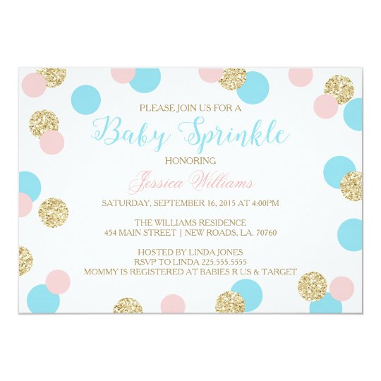 Surprise Baby Sprinkle Invitations | Zazzle.com