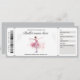 Surprise Ballet Ticket Gift Template | Zazzle
