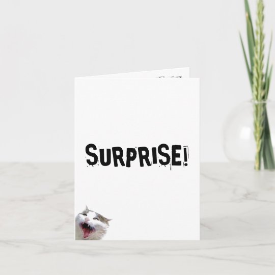 SURPRISE BIRTHDAY Card | Zazzle.com
