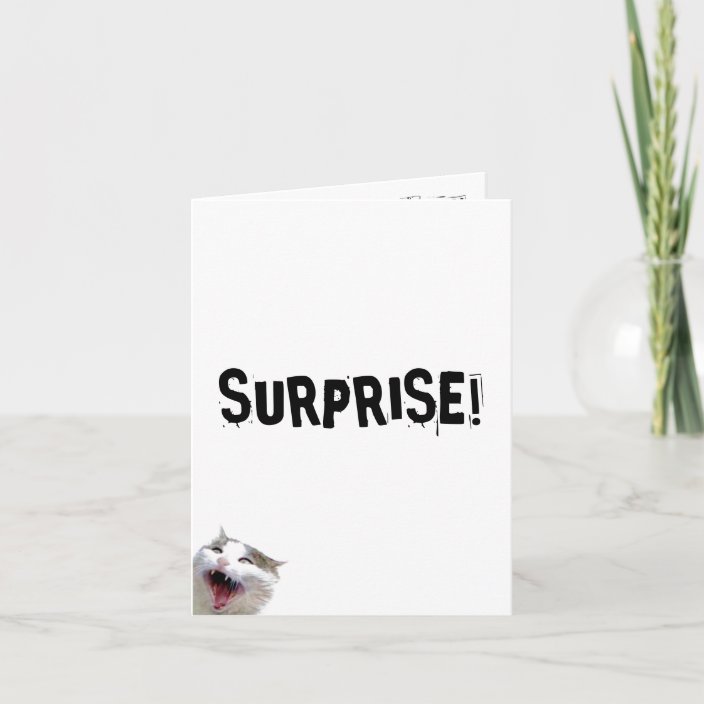 SURPRISE BIRTHDAY Card | Zazzle.com