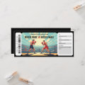 Surprise Boxing Match Ticket Gift Certificate Invitation | Zazzle
