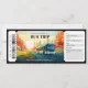 Surprise Bus Ticket Gift Certificate Invitation | Zazzle