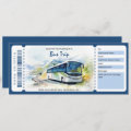 Surprise Bus Ticket Gift Certificate Invitation | Zazzle