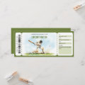 Surprise Cricket Match Ticket Gift Certificate Invitation | Zazzle