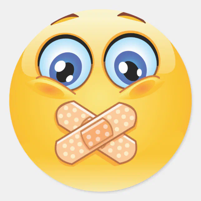 Surprise Party Face Sticker | Zazzle