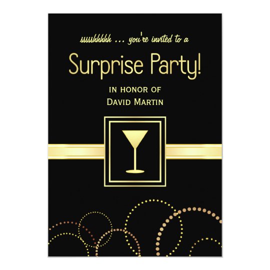 Surprise Party Invitations - Ssshhh You're Invited | Zazzle.com