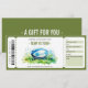 Surprise Rugby Game Ticket Template | Zazzle