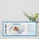 Surprise Snowboarding Ticket Voucher Template | Zazzle
