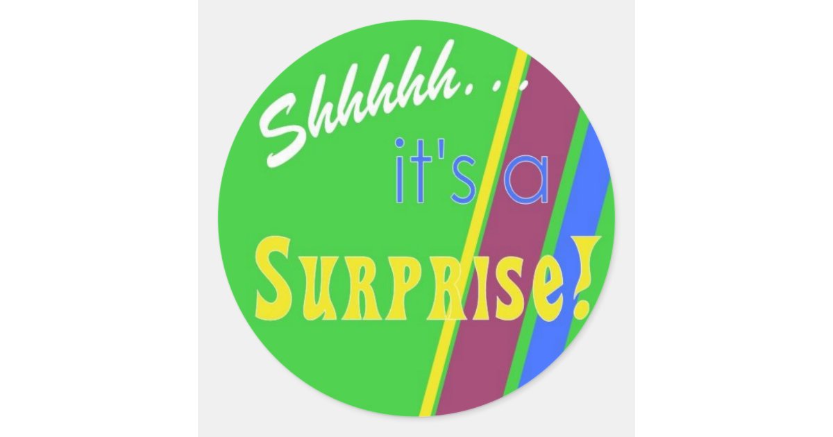 Surprise Stickers | Zazzle