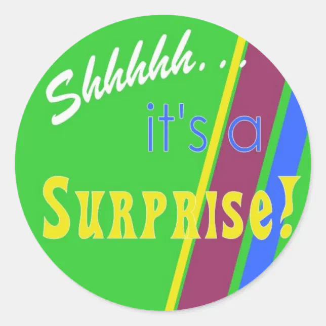 Surprise Stickers | Zazzle
