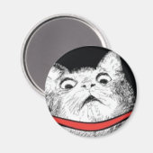 Surprised Cat Gasp Meme - Magnet | Zazzle
