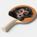 Surprised Monkey with Two Expressions Ping Pong Paddle | Zazzle
