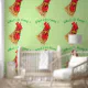 Surprised Rooster Custom Text Funny Wallpaper | Zazzle