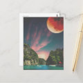 Surreal collage beautiful landscape postcard | Zazzle