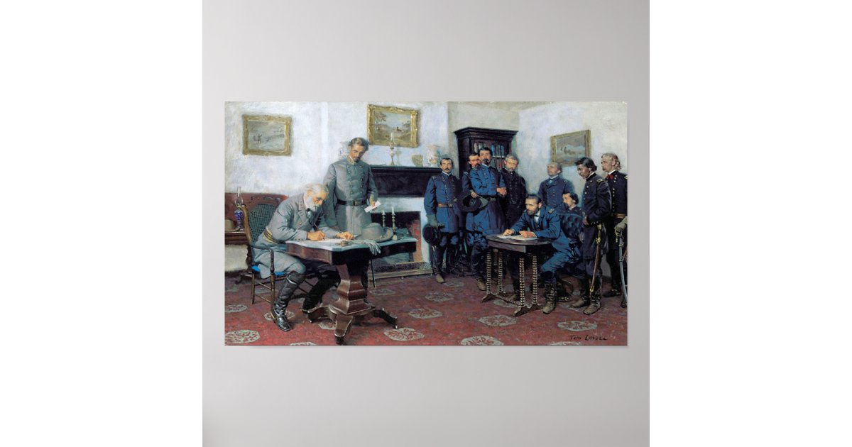 Surrender at Appomattox Poster | Zazzle