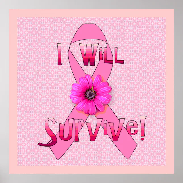Survive Breast Cancer Poster | Zazzle