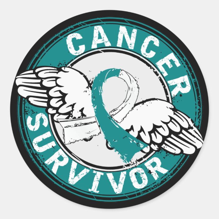 Survivor 14 Cervical Cancer Classic Round Sticker | Zazzle.com