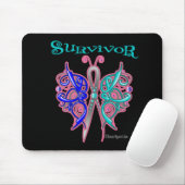 Survivor Celtic Butterfly - Thyroid Cancer Mouse Pad | Zazzle