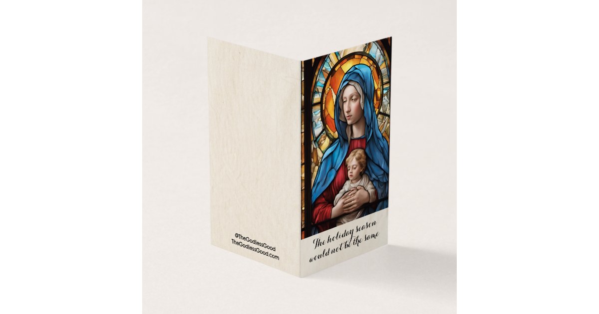Sus Mary - Atheist Christmas Cards - 25pk Small | Zazzle