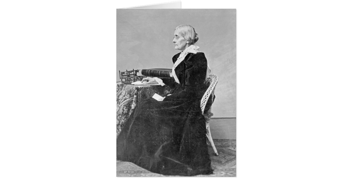 Susan Brownell Anthony Cards | Zazzle