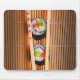 Sushi and wooden chopsticks mouse pad | Zazzle