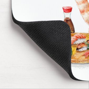 Sushi Cat Mouse Pad | Zazzle