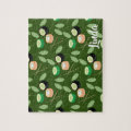 Sushi Cucumber Rolls Greenery Asian Food Jigsaw Puzzle | Zazzle
