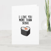 SUSHI GREETING CARD | Zazzle