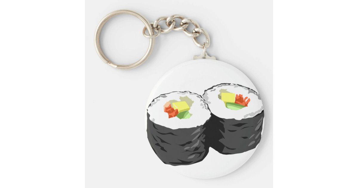 Sushi Keychain | Zazzle