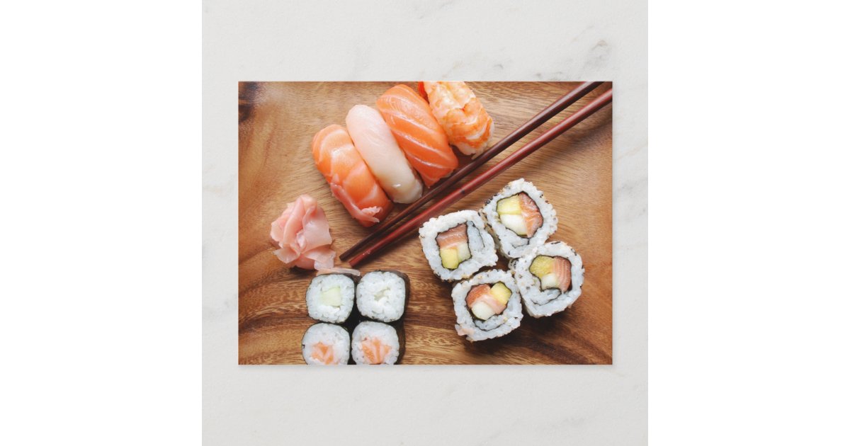 Sushi Postcard | Zazzle
