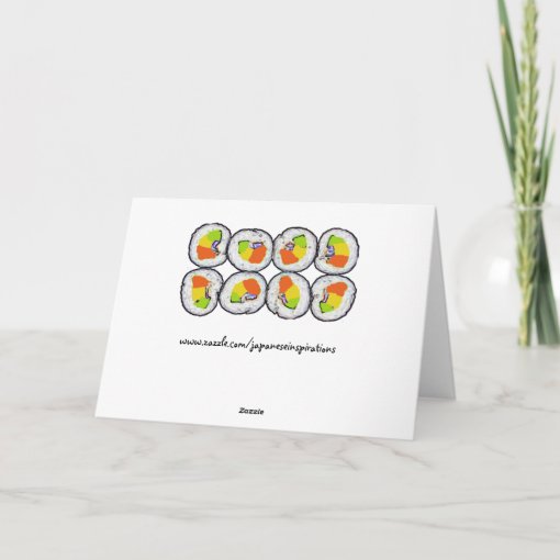 Sushi Sushi Birthday Card | Zazzle