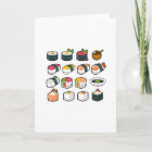Sushi Sushi Birthday Card | Zazzle.com