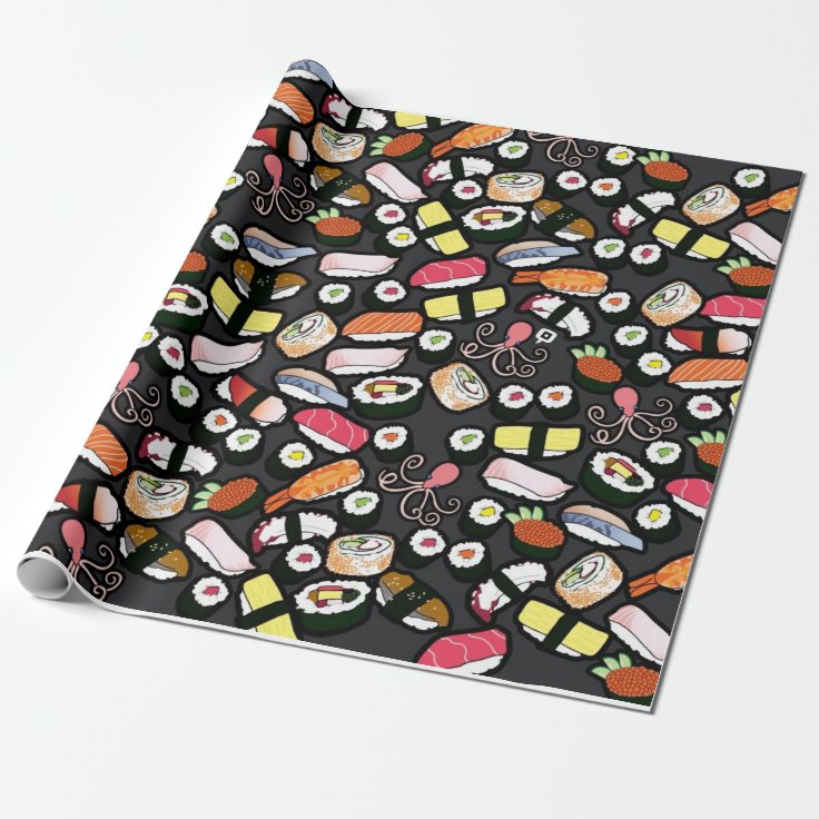Sushi Wrapping Paper | Zazzle