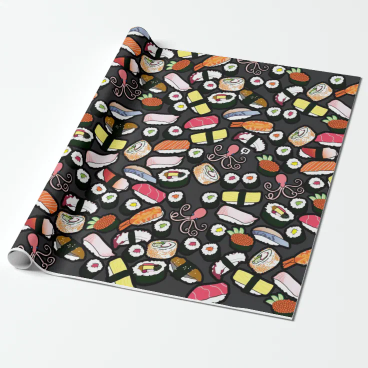 Sushi Wrapping Paper | Zazzle