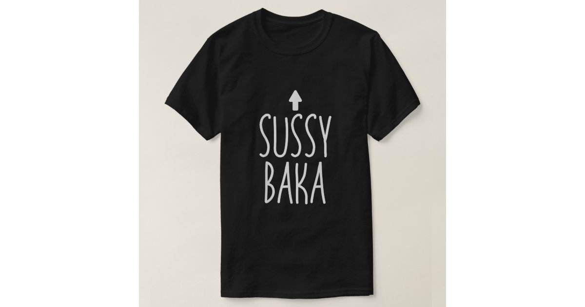 Sussy Baka Sus Arrow Funny Gaming Impostor Meme T-Shirt | Zazzle