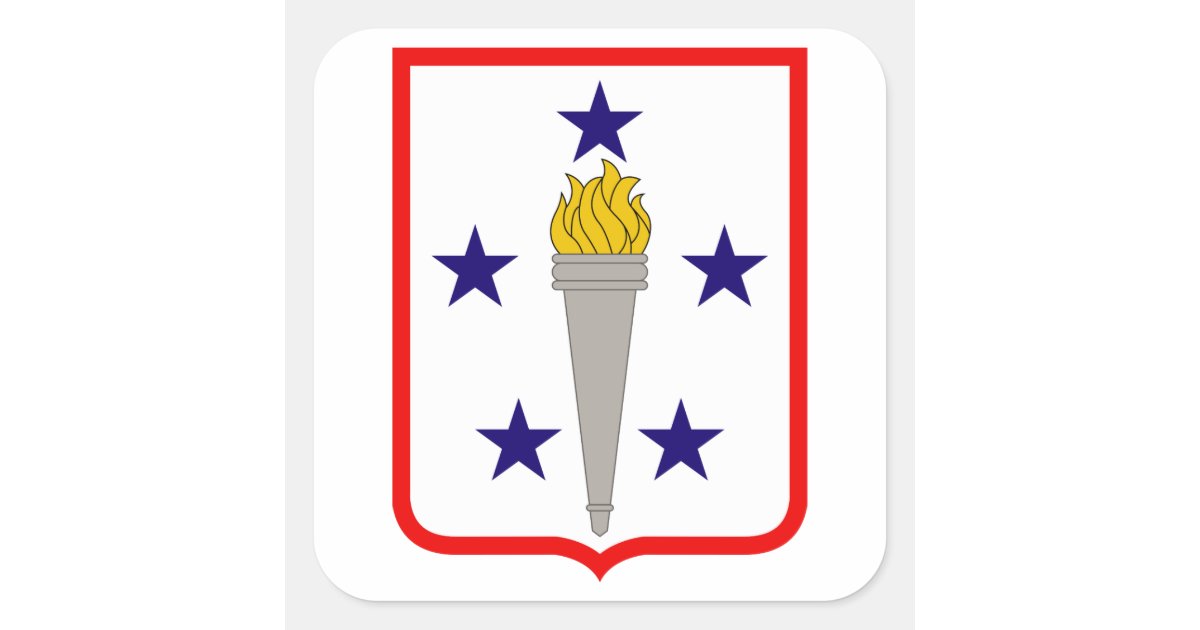 Sustainment Center of Excellence Square Sticker | Zazzle