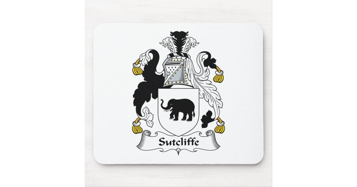 Sutcliffe Family Crest Mouse Pad | Zazzle