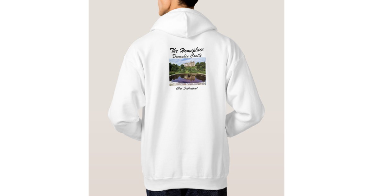 Sutherland Clan's Dunrobin Castle Fountain Photo Hoodie | Zazzle