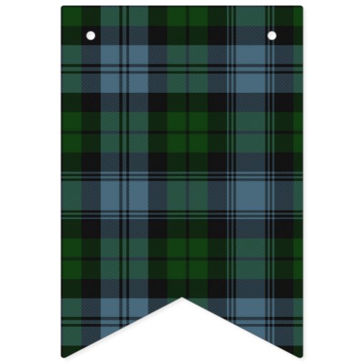 Sutherland District Tartan Bunting Flags | Zazzle
